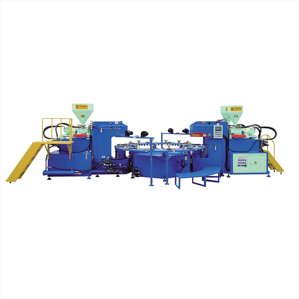 Automatic Rotary Type Two Three Color Crystal Air Blowing Injection ...