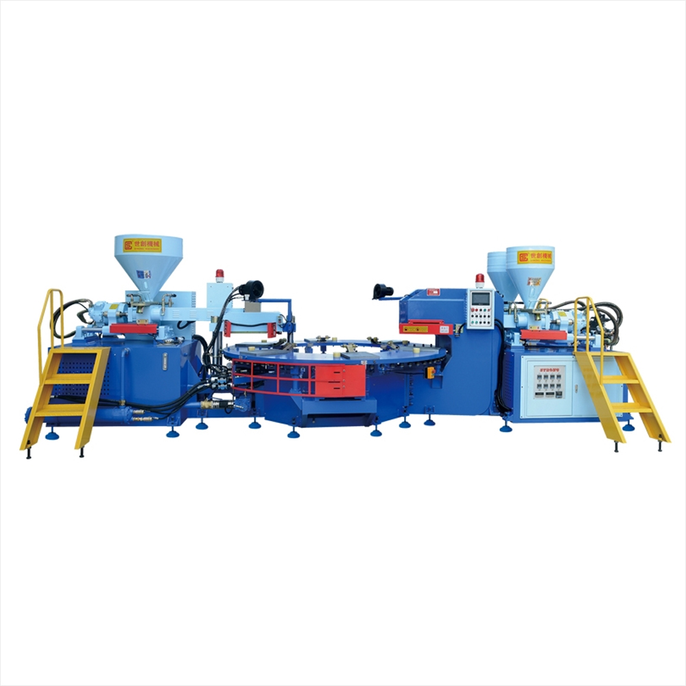 AE-2 Automatic Rotary Type Three Color Strap-Hirizontal Injection ...